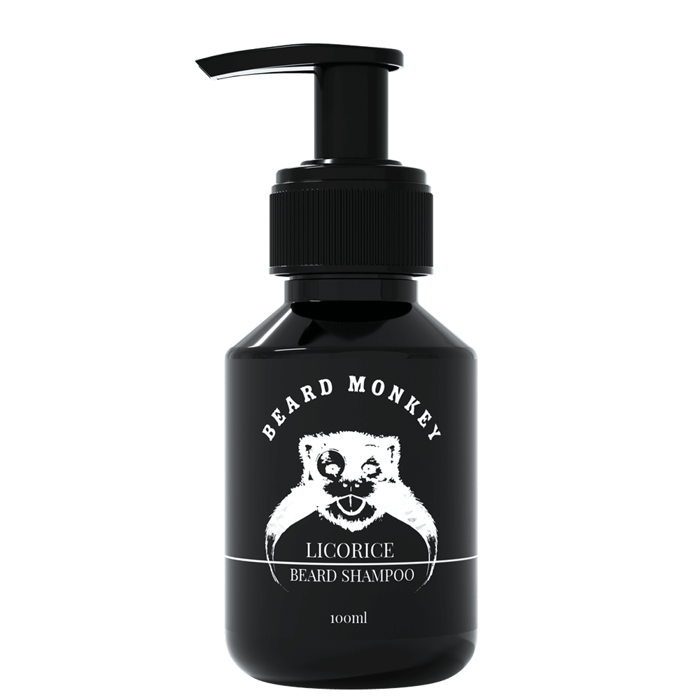 Шампоан за мъже с аромат на сладък корен Beard Monkey Licorice Shampoo ...